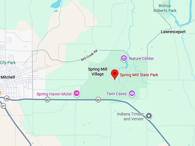 16. spring mill state park map