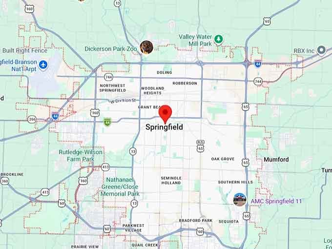 16. springfield, mo map