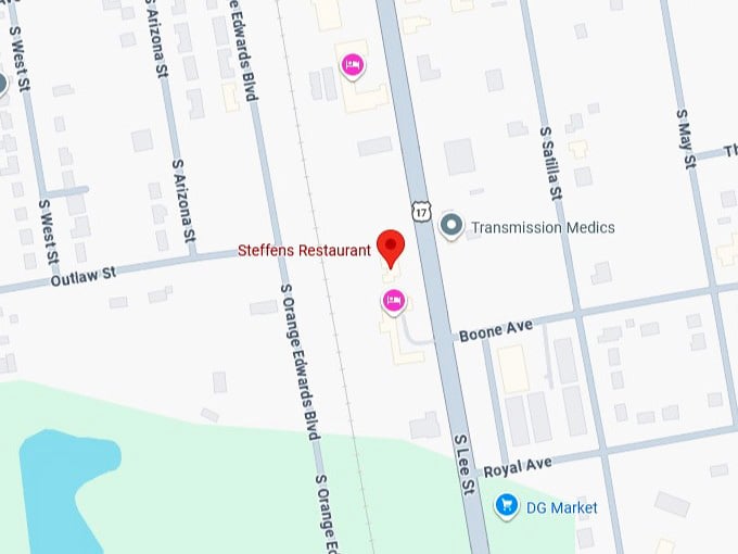 16. steffens restaurant's map