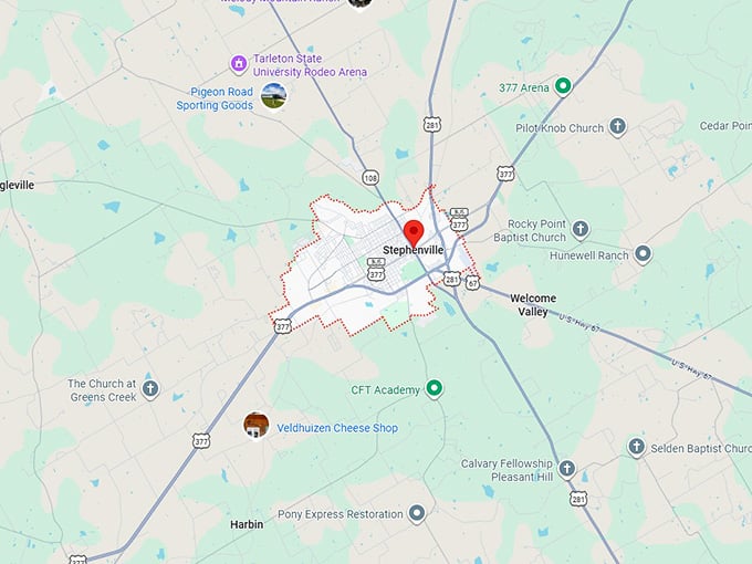 16. stephenville map