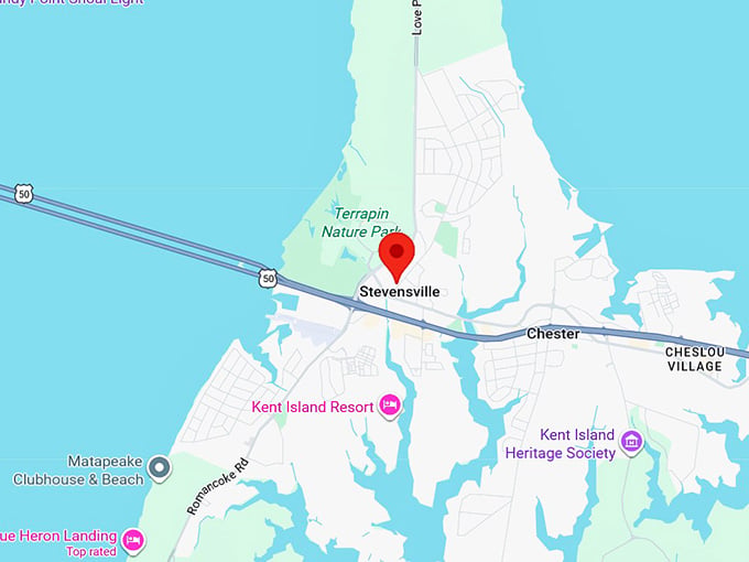 16. stevensville md map