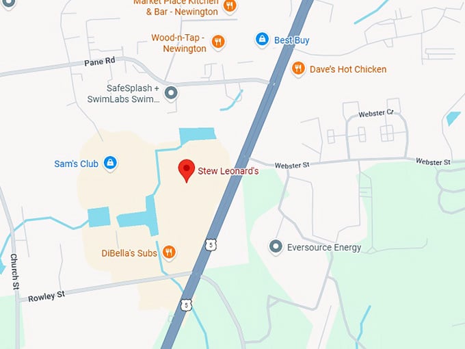 16. stew leonard's map