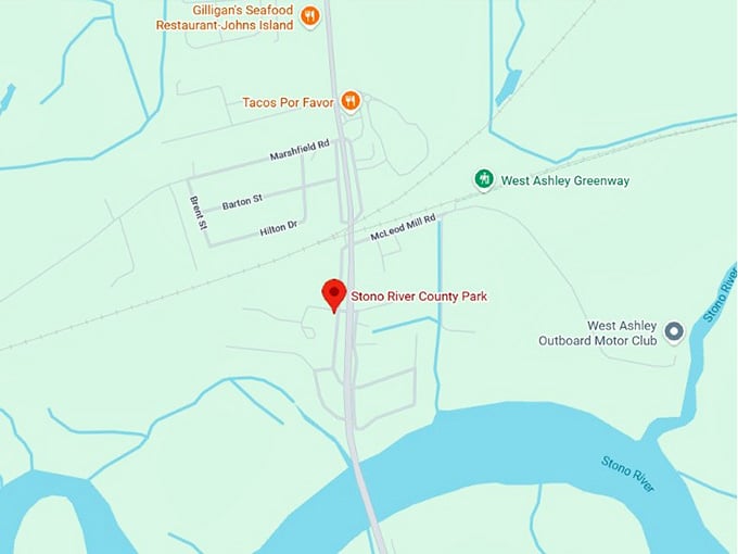 16. stono river county park map