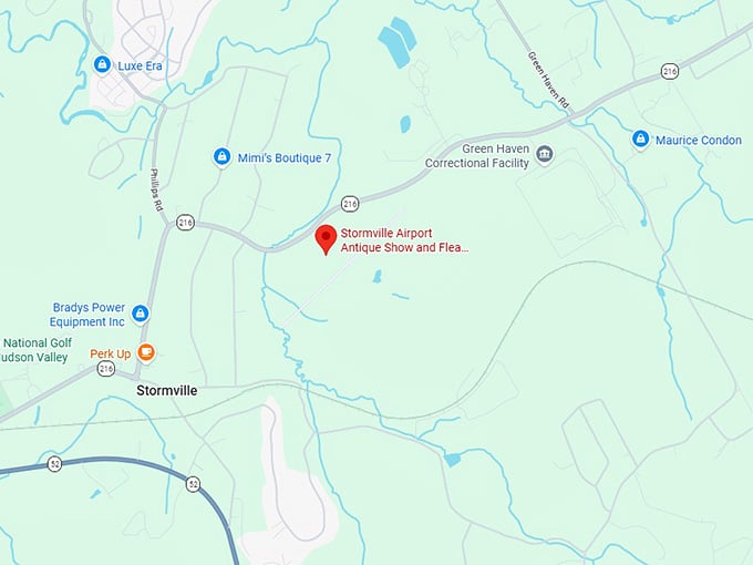 16. stormville airport antique show and flea market map