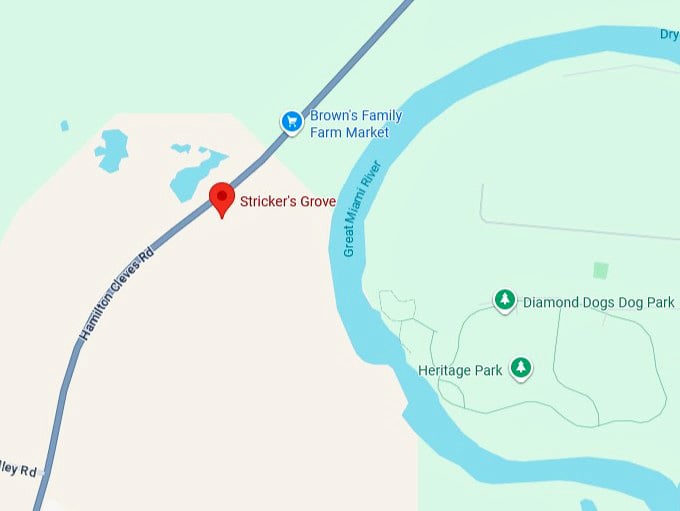16. stricker's grove map