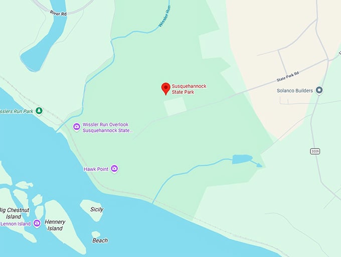16. susquehannock state park map