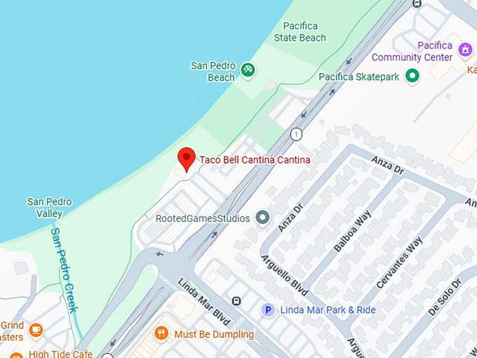 16. taco bell cantina cantina map