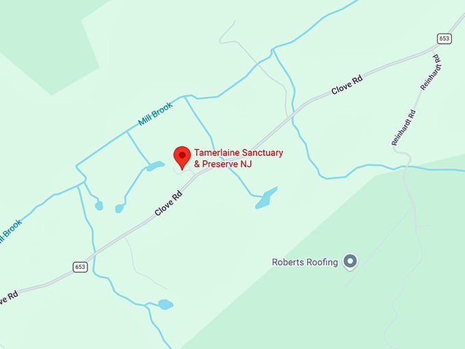 16. tamerlaine sanctuary & preserve nj map