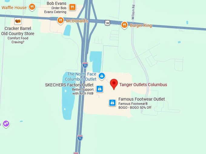 16. tanger outlets columbus map