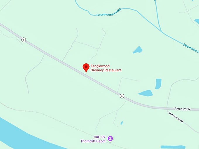 16. tanglewood ordinary restaurant map