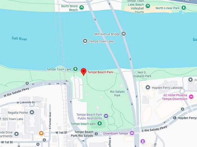 16. tempe beach park map