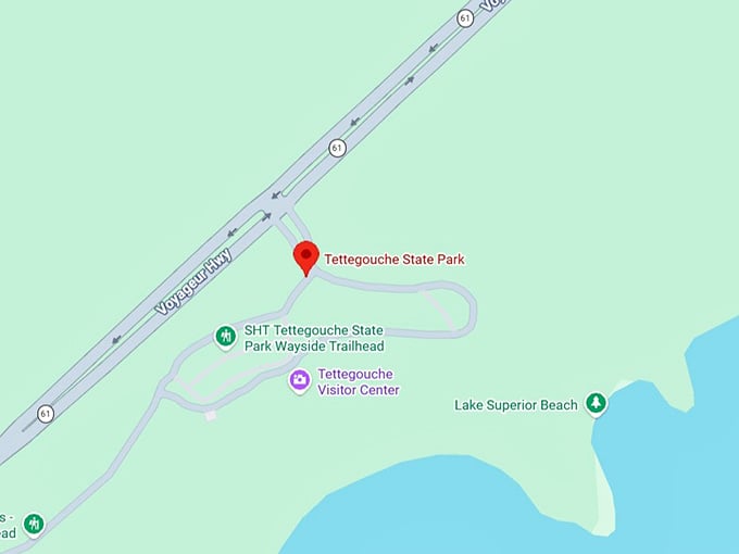 16. tettegouche state park map