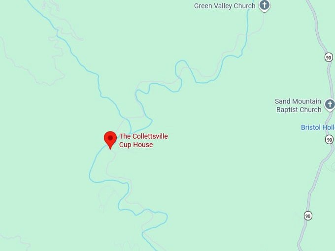 16. the collettsville cup house map