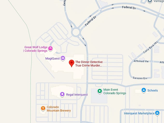 16. the dinner detective true crime murder mystery dinner show colorado springs map