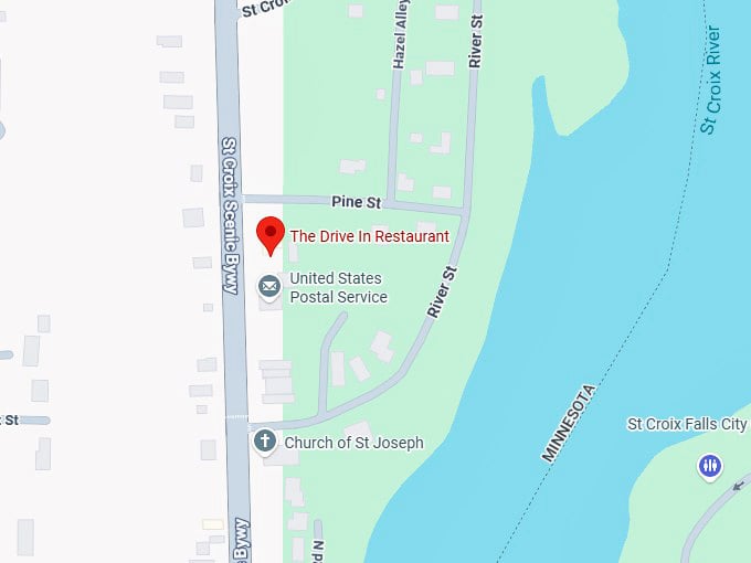 16. the drive in restaurant map