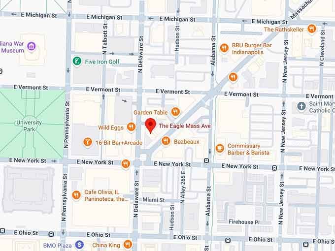 16. the eagle mass ave map