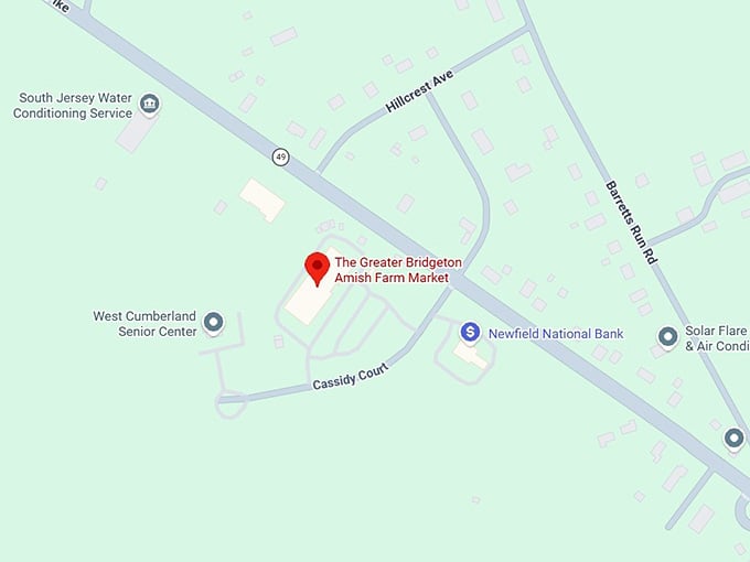 16. the greater bridgeton amish farm market llc map