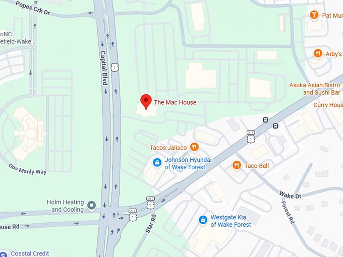 16. the mac house map