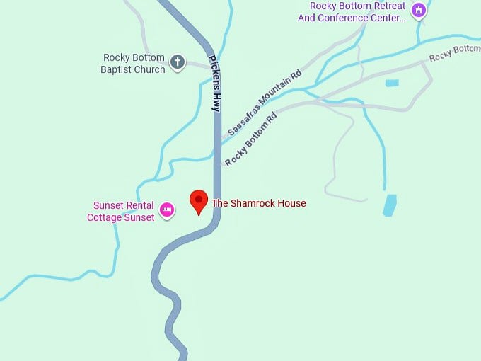 16. the shamrock house map