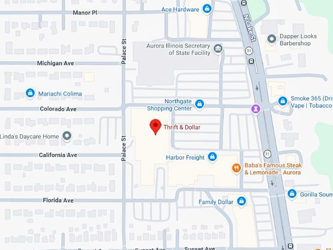 16. thrift & dollar inc map