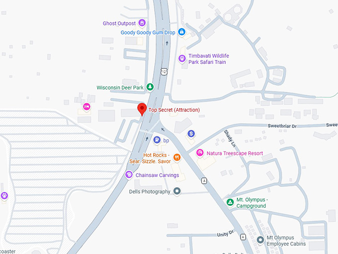 16. top secret (attraction) map