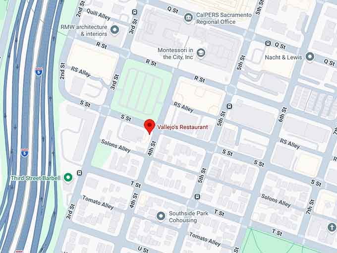 16. vallejo's restaurant map