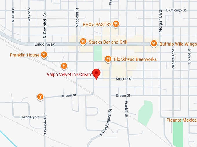 16. valpo velvet ice cream map