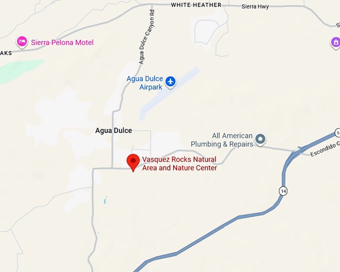 16. vasquez rocks natural area and nature center map