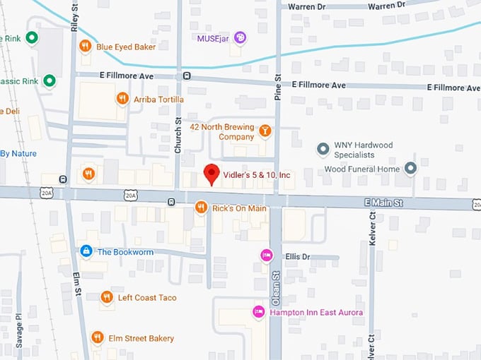 16. vidler's 5 & 10, inc. map