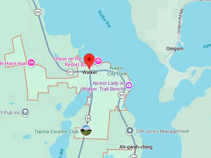 16. walker mn map