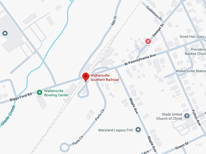 16. walkersville southern railroad map