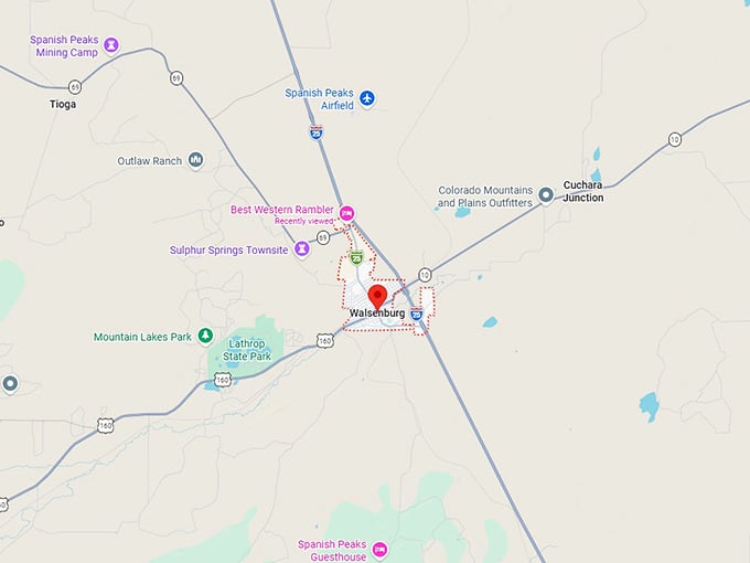 16. walsenburg map