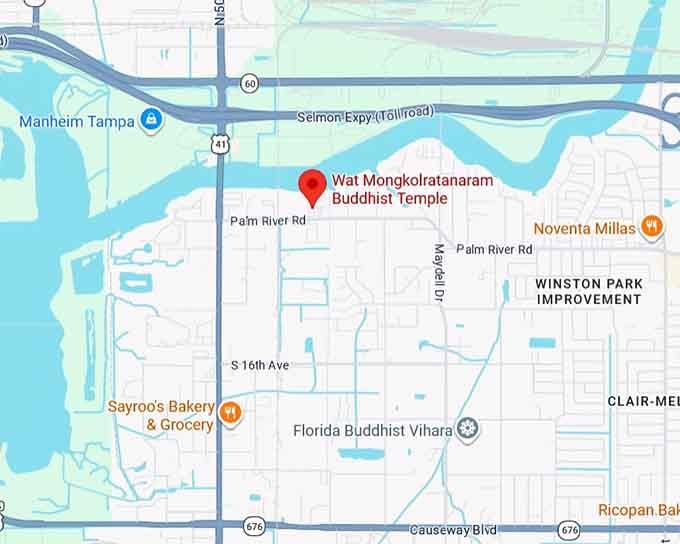 16. wat mongkolratanaram buddhist temple map