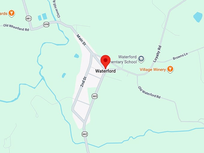 16. waterford va map
