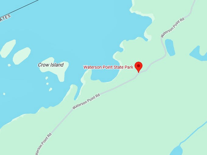 16. waterson point state park map