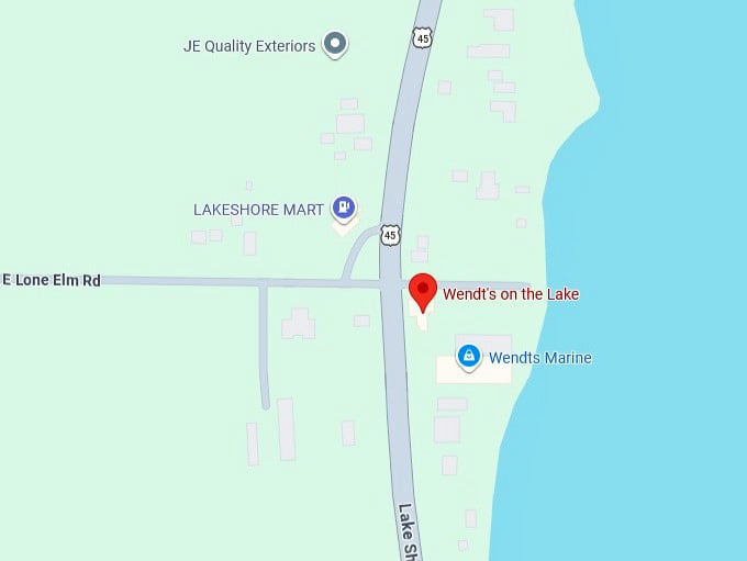16. wendt's on the lake's map