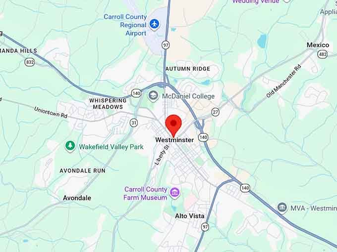 16. westminster md map
