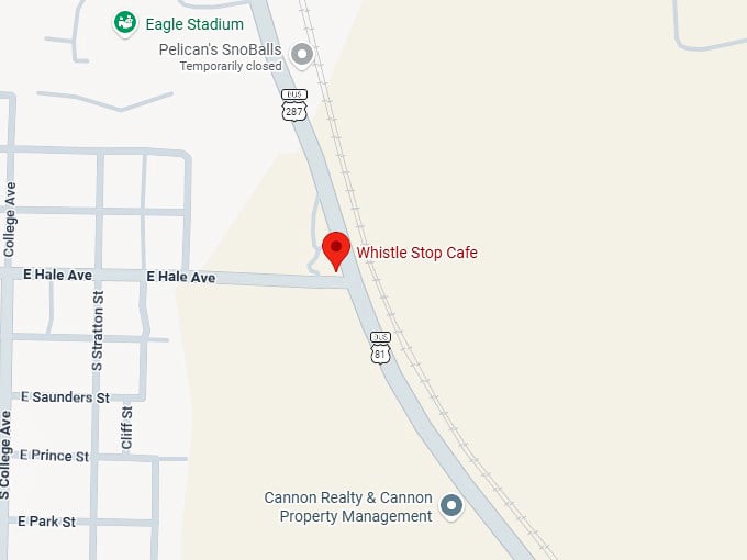 16. whistle stop cafe map
