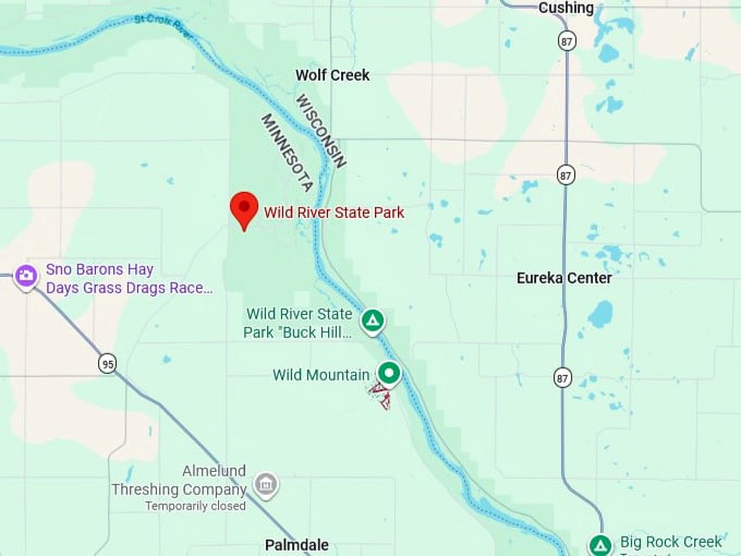 16. wild river state park map
