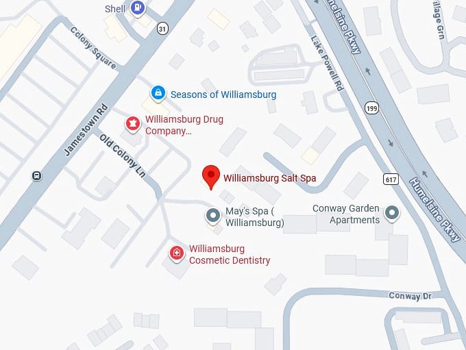 16. williamsburg salt spa map