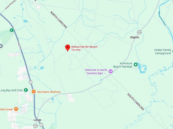 16. willowtree rv resort map