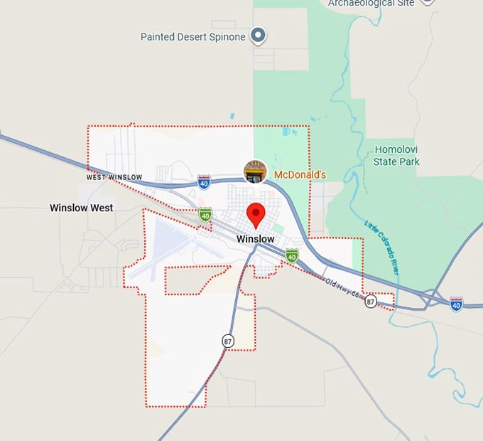 16. winslow map