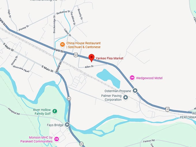 16. yankee flea market map