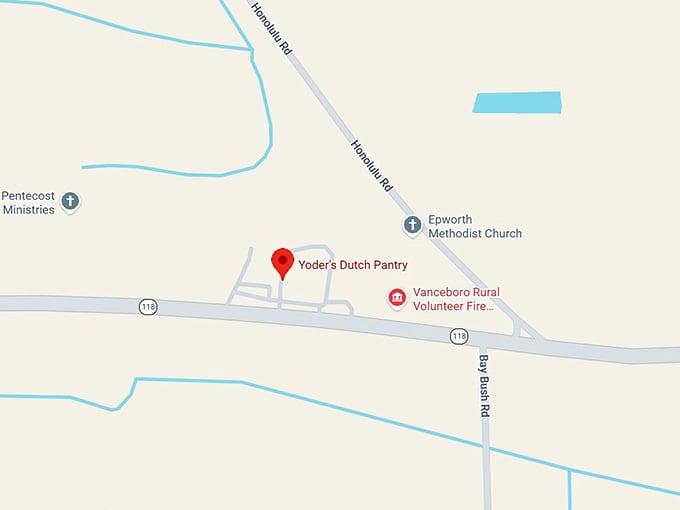 16. yoder's dutch pantry map