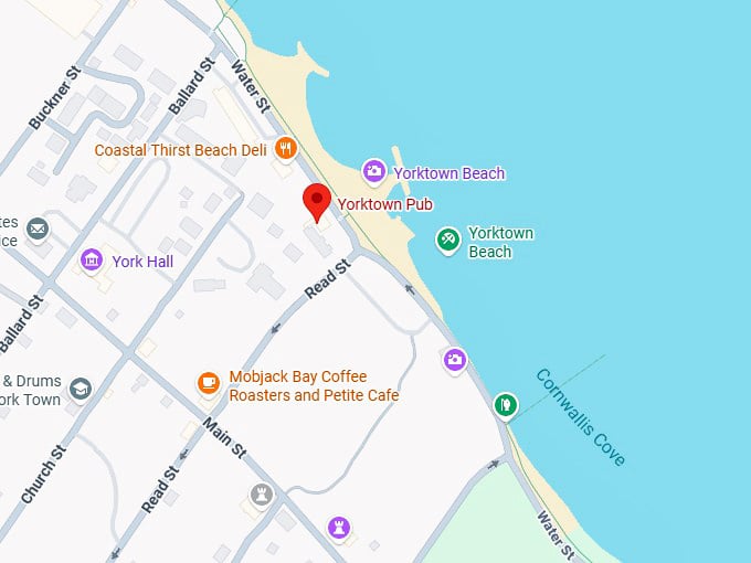 16. yorktown pub map