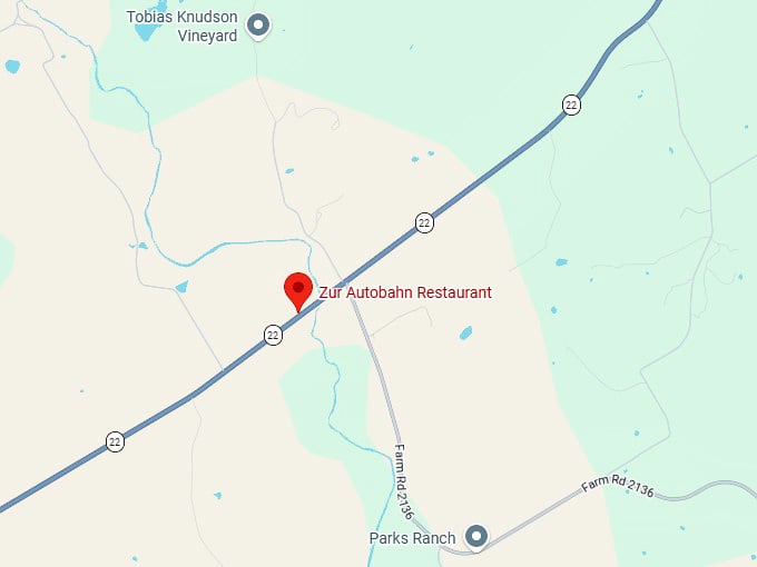 16. zur autobahn restaurant map