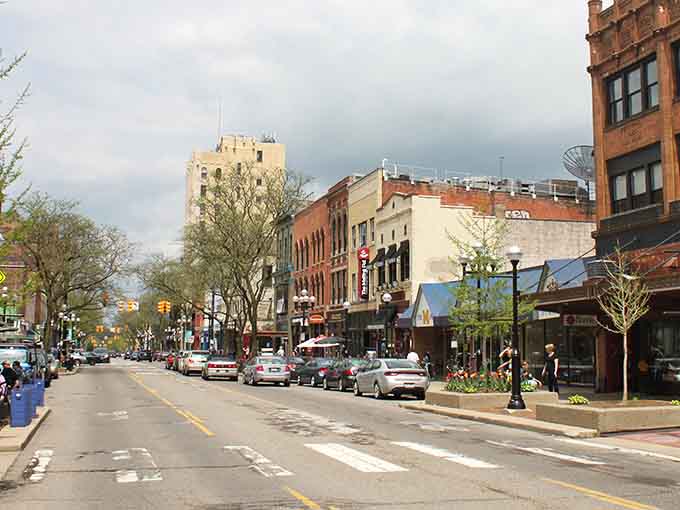 Ann Arbor's Main Street hums with energy, where every brick building hides a delicious secret worth discovering.
