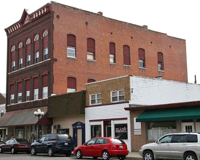 Arcola's red-brick downtown stands tall and proud, like a postcard that never went out of style.