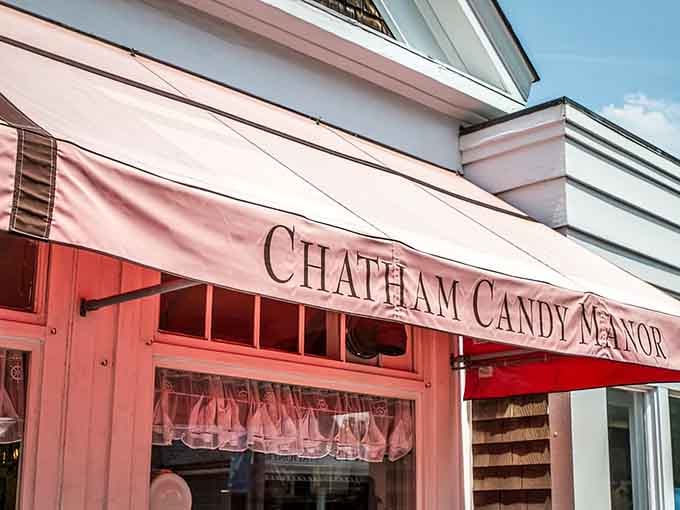 That rosy pink awning on Main Street is basically Chatham's sweetest invitation you'll ever receive.
