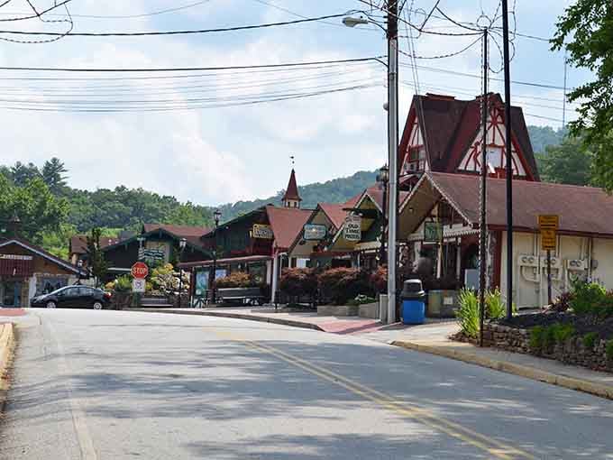 Bavaria meets the Blue Ridge Mountains in this Alpine village where lederhosen would feel perfectly at home.